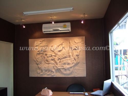Sandstone Wall Art, Sandstone Wall Relief, Made in Thailand | Garden of ...